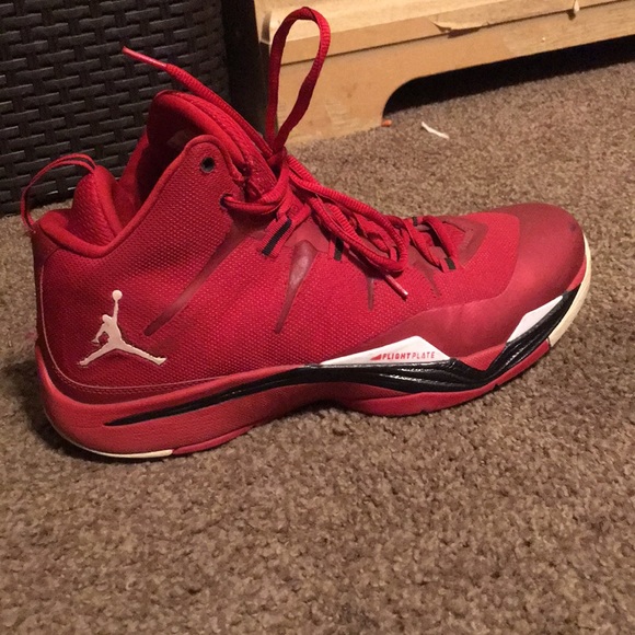 Jordan | Shoes | Red Jordan Flight Plate | Poshmark